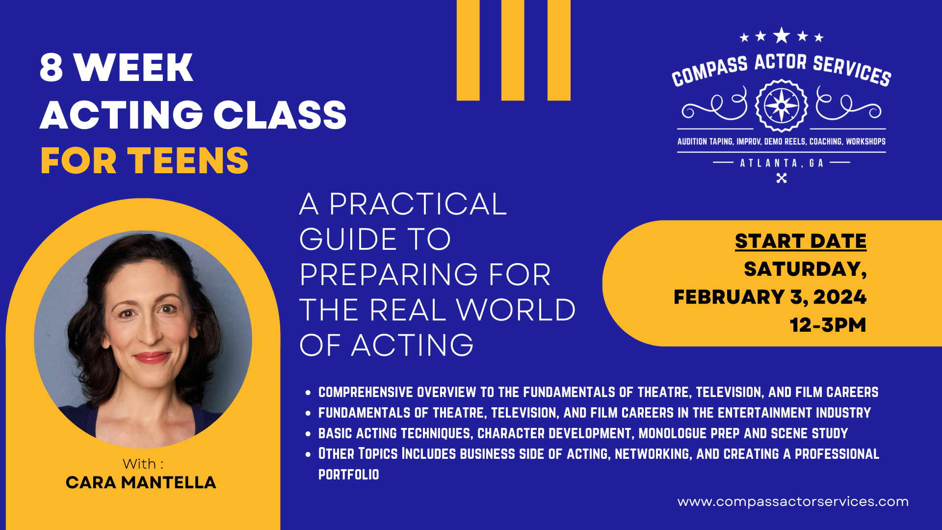 Atlanta Acting Workshops and Classes - Compass Actor Services